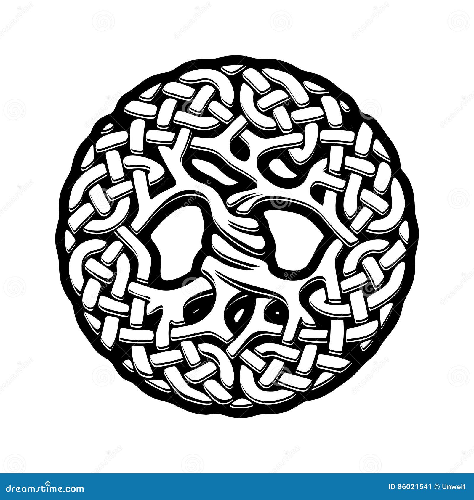 Celtic Tree Of Life Outline