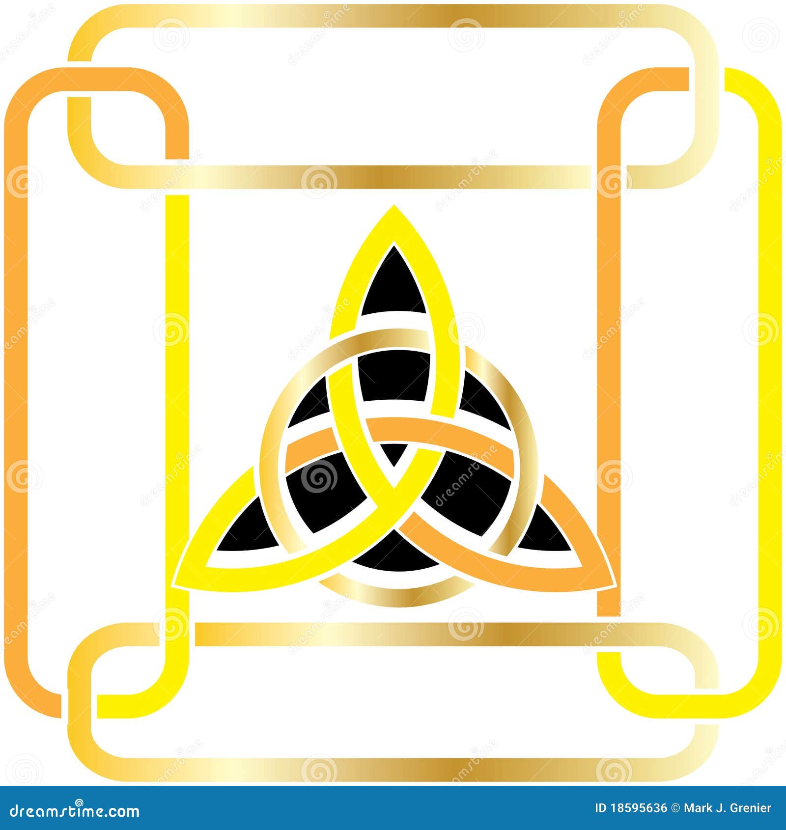 Trefoil Knot Symbol Illustration Royalty-Free Cartoon | CartoonDealer ...