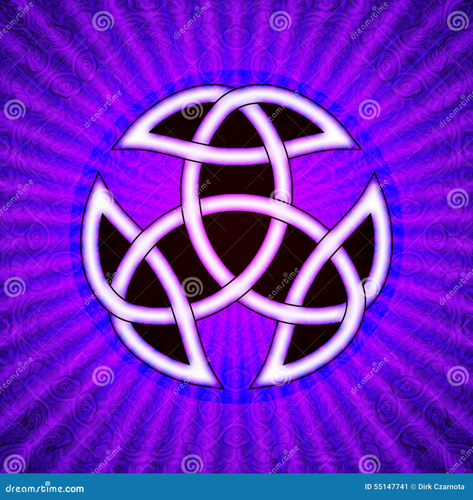 Celtic Trinity Knot stock illustration. Illustration of sacred - 55147741