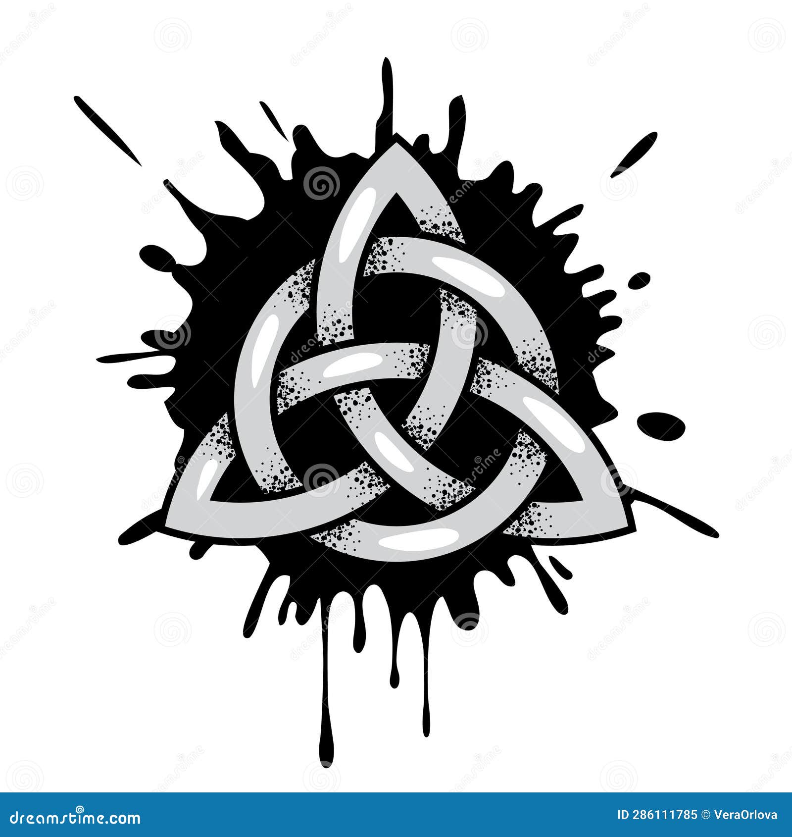 Celtic Trinity Knot, Triquetra. Vector Infinity Symbol | CartoonDealer ...