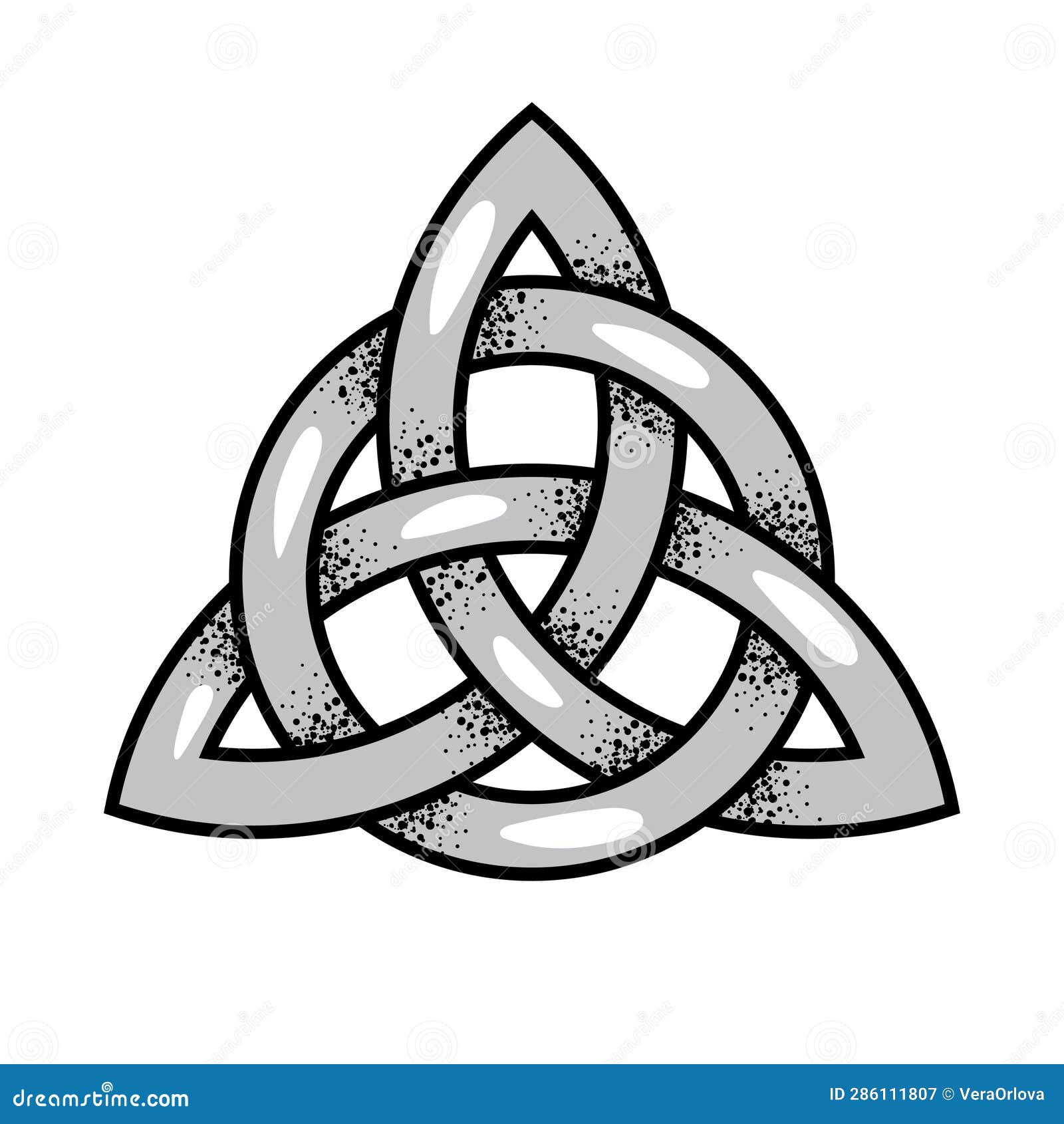 Celtic Trinity Knot, Triquetra. Vector Infinity Symbol Stock ...