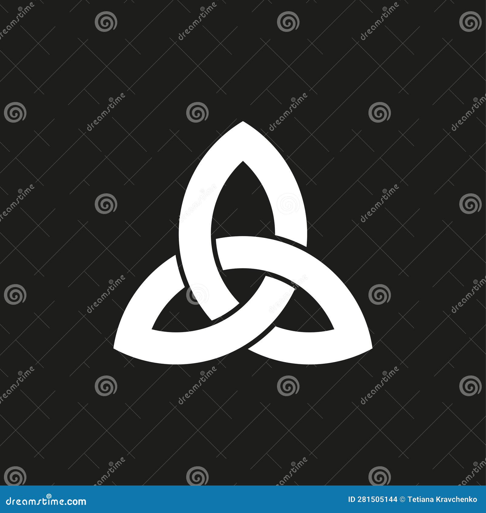 Celtic Trinity Knot. Vector Illustration. Stock Picture Stock Vector ...