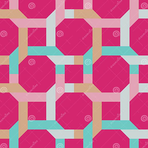 Celtic Twist Quilt Seamless Pattern Stock Vector - Illustration of ...