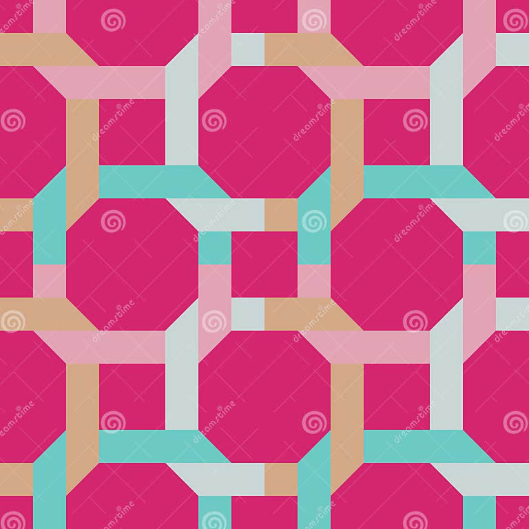 Celtic Twist Quilt Seamless Pattern Stock Vector - Illustration of ...