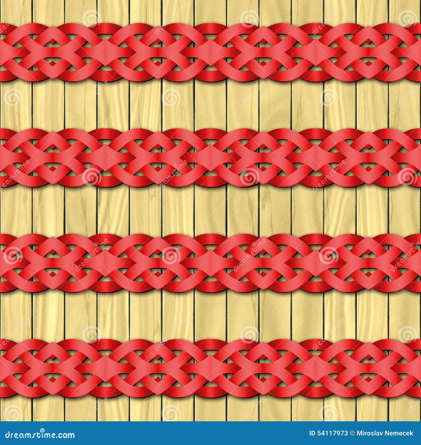 Celtic Waves Decoration Generated Seamless Texture Stock Illustration ...