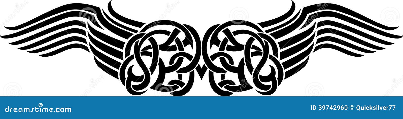 Celtic Wing Tattoo Designs