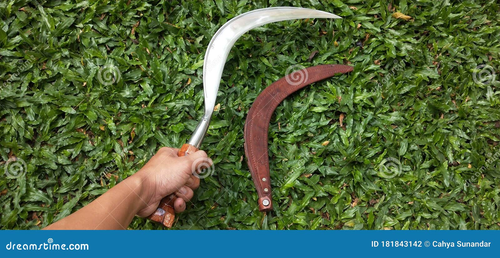 Celurit the Traditional Weapon from East Java Indonesia Stock Photo ...