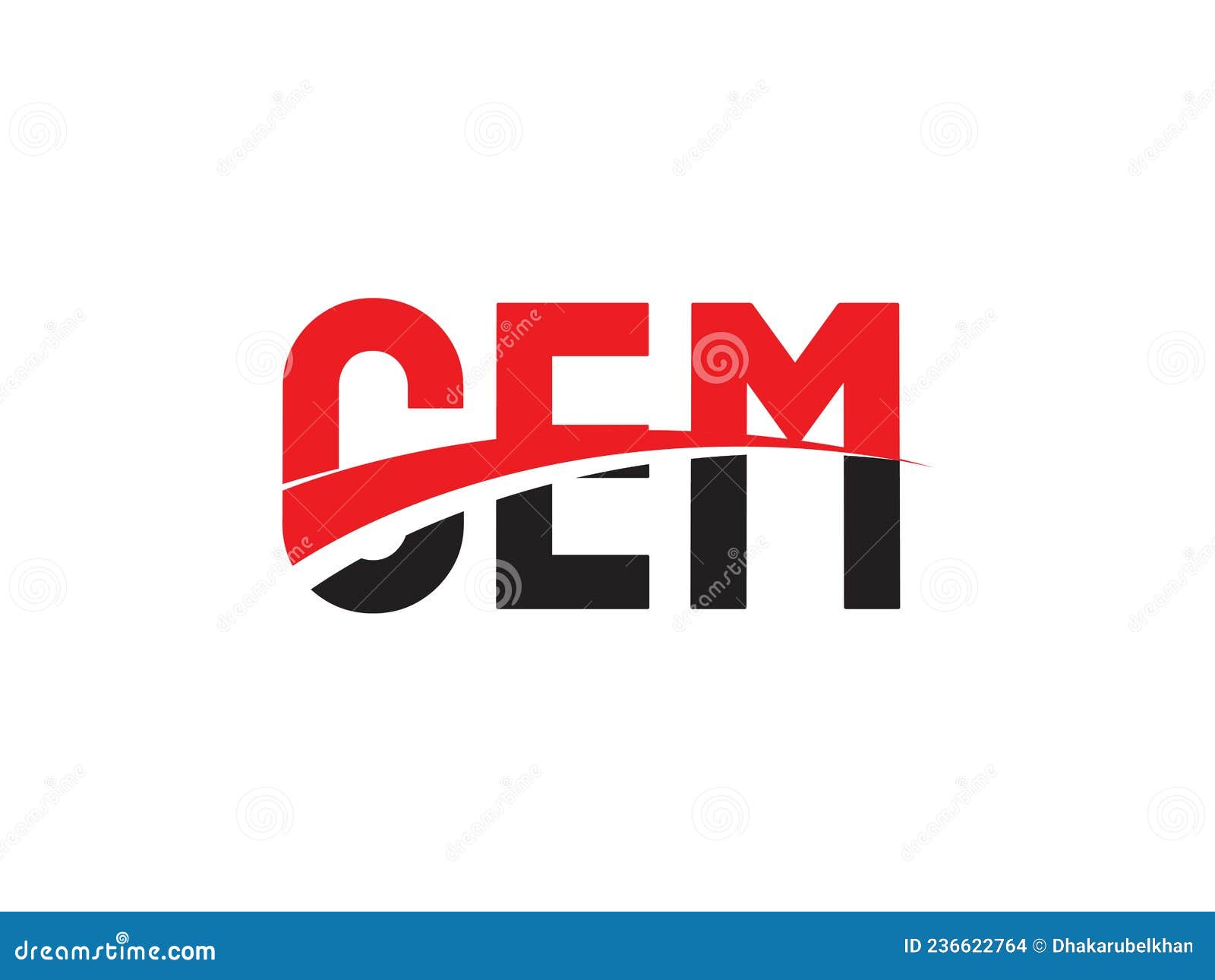 CEM Letter Initial Logo Design Vector Illustration Stock Vector ...