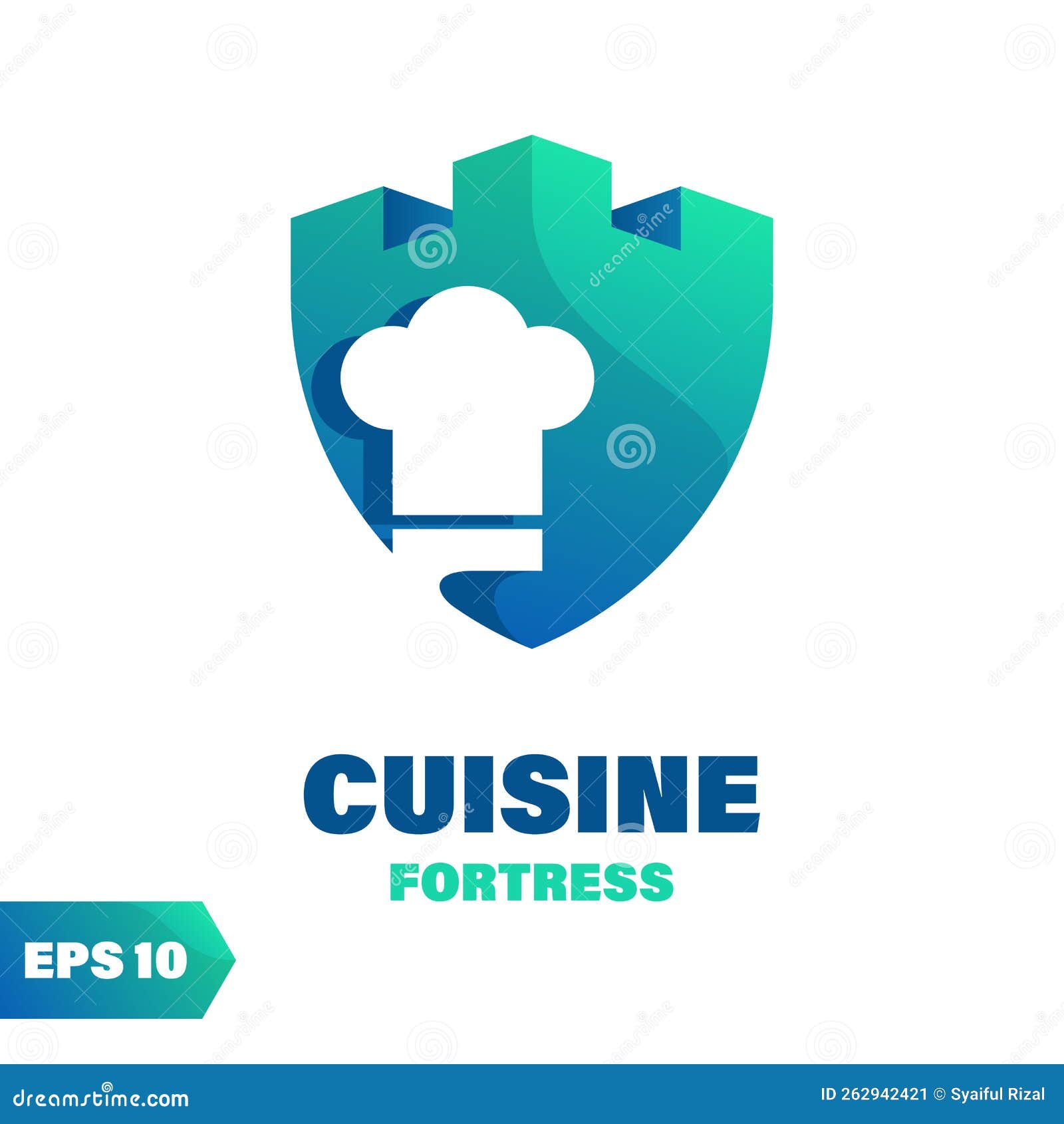 Dual Mining Shield and Stronghold Negative Space Toque. Stock ...