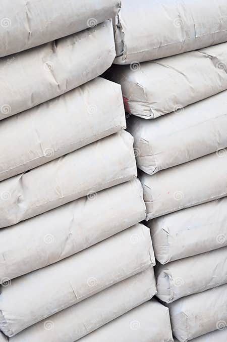 Cement bags stock photo. Image of building, materials - 17806548