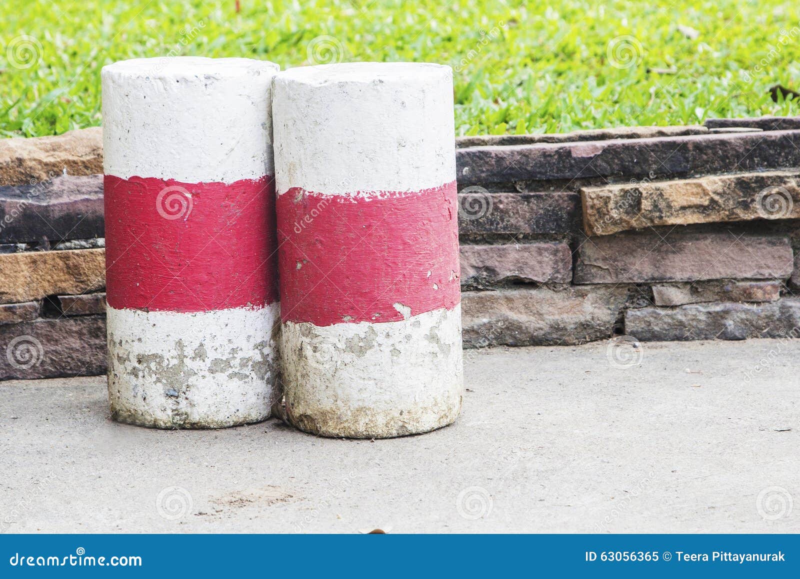 Cement block traffic stock image. Image of line, white - 63056365
