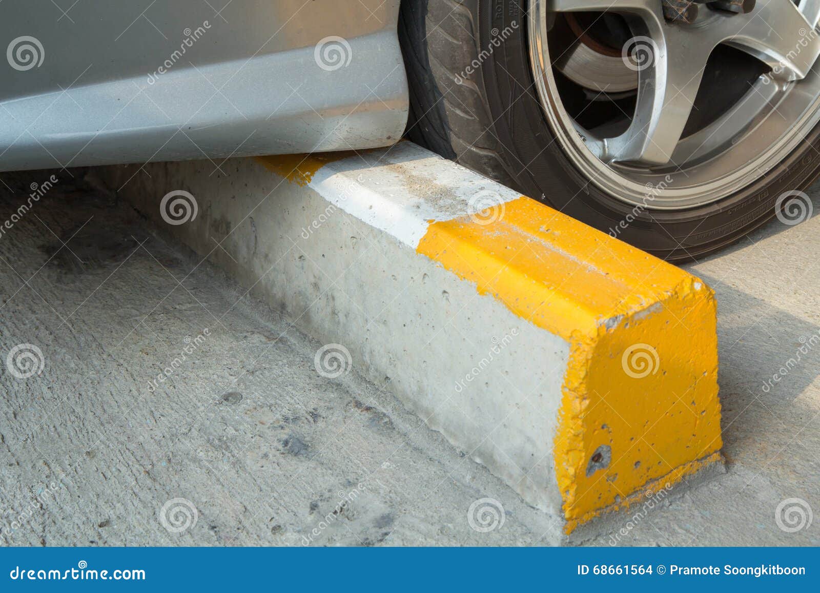 Cement block wheel stock photo. Image of tool, road, foundation - 68661564