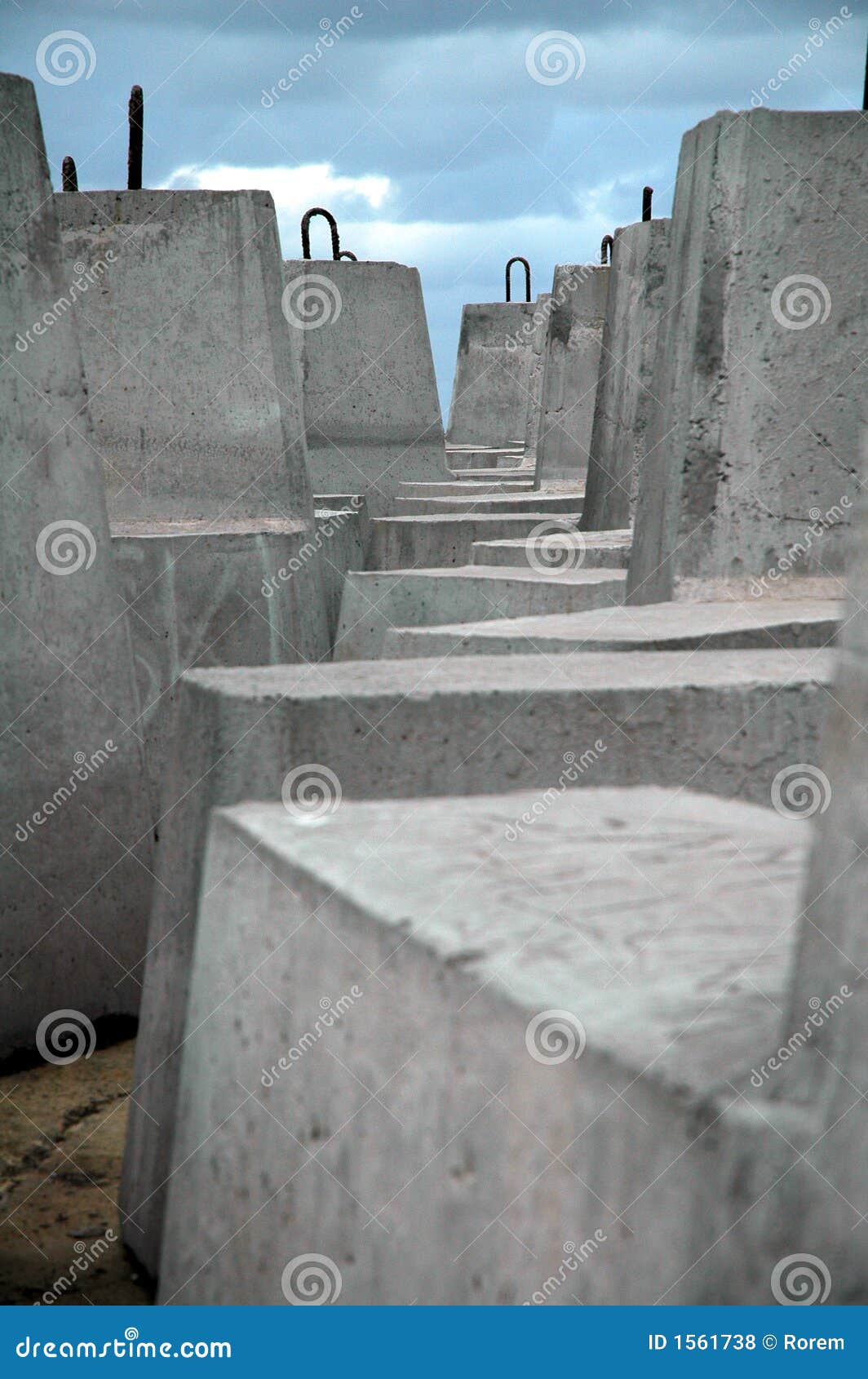 Cement blocks stock photo. Image of building, concrete - 1561738