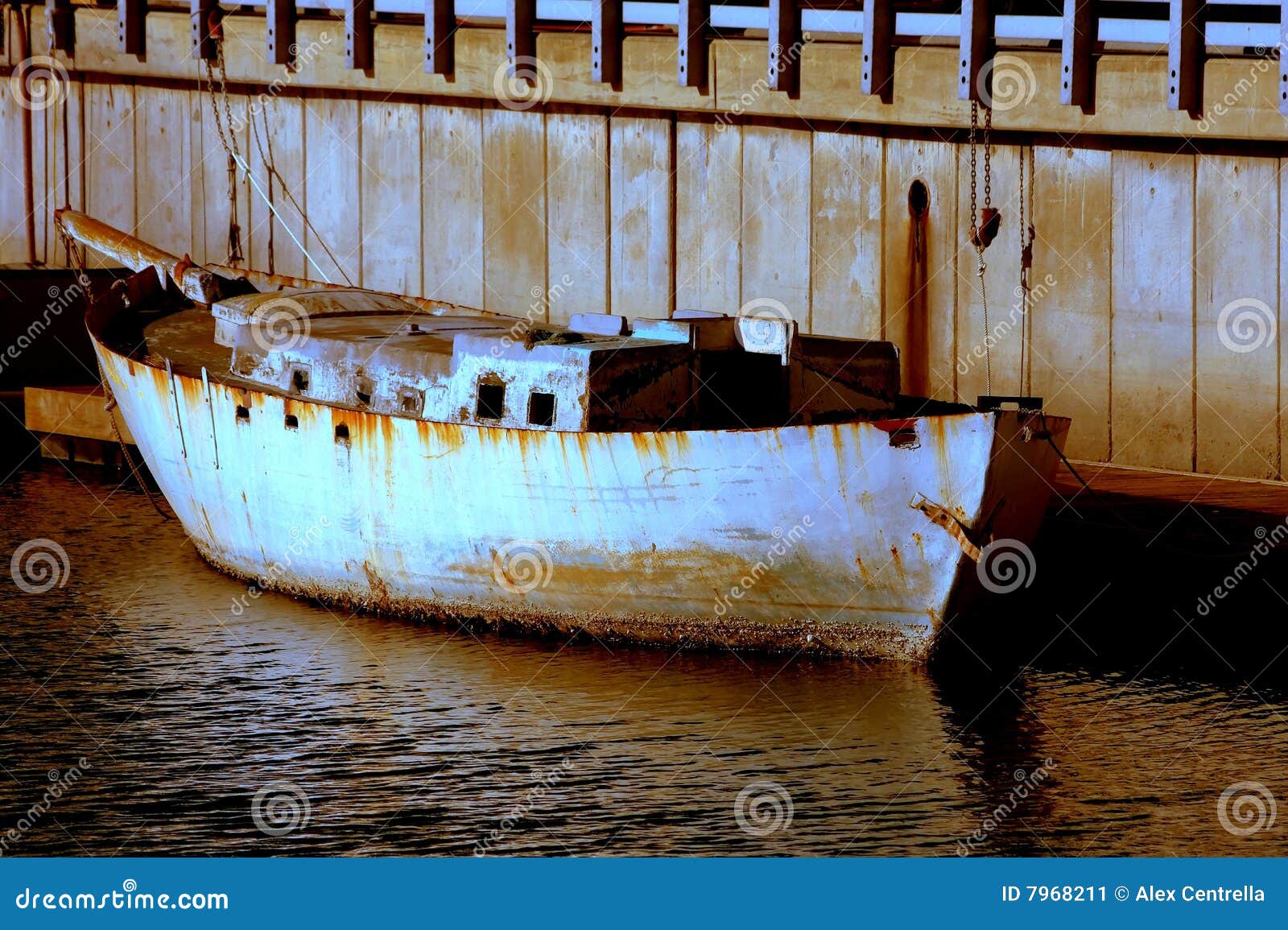 Cement boat stock image. Image of ship, harbor, nauticle - 7968211