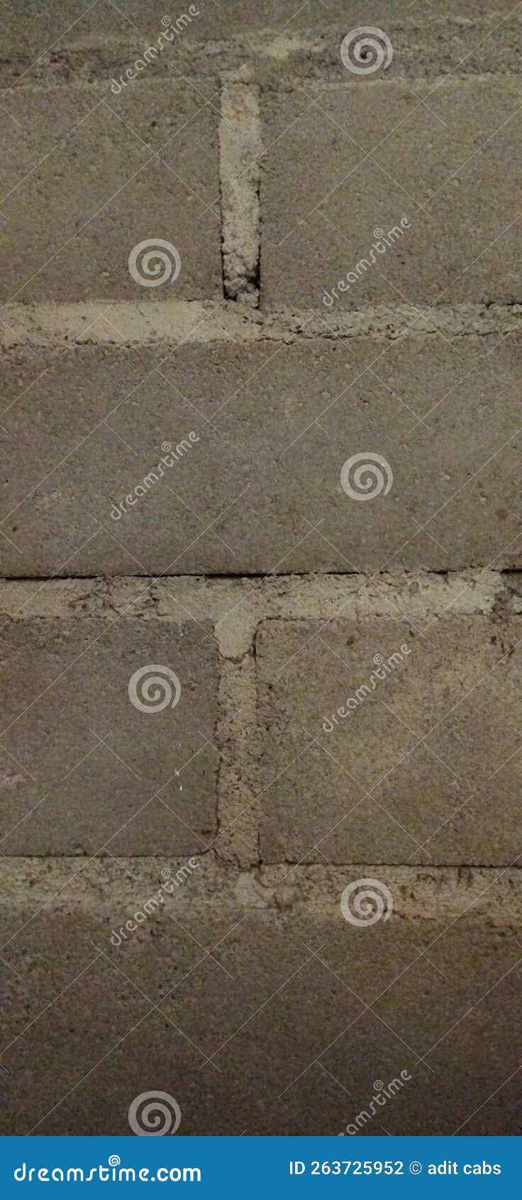 Cement Brick is the Component of Building Stock Photo - Image of ...
