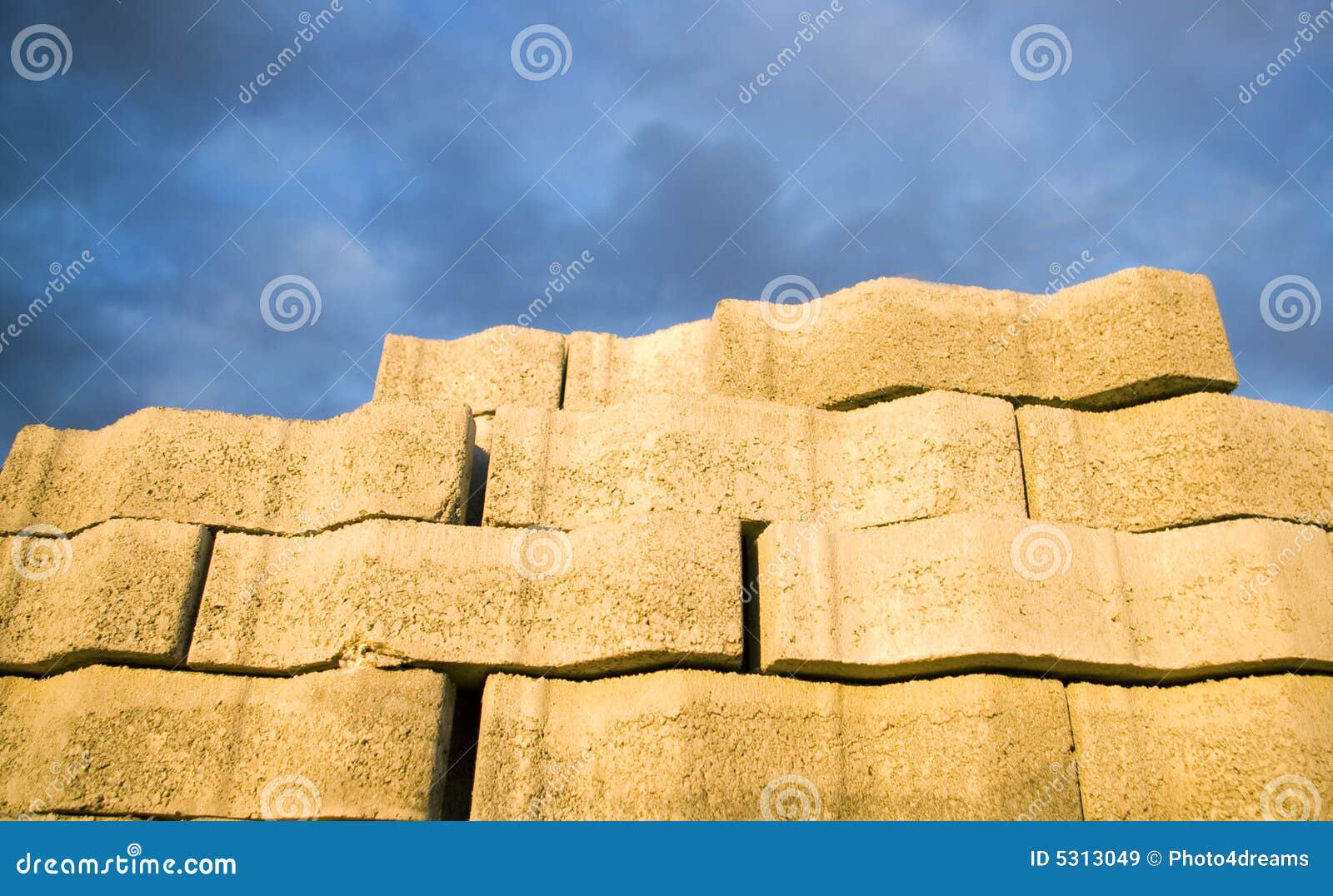 Cement Bricks In Different Colors Stock Image | CartoonDealer.com #11455483
