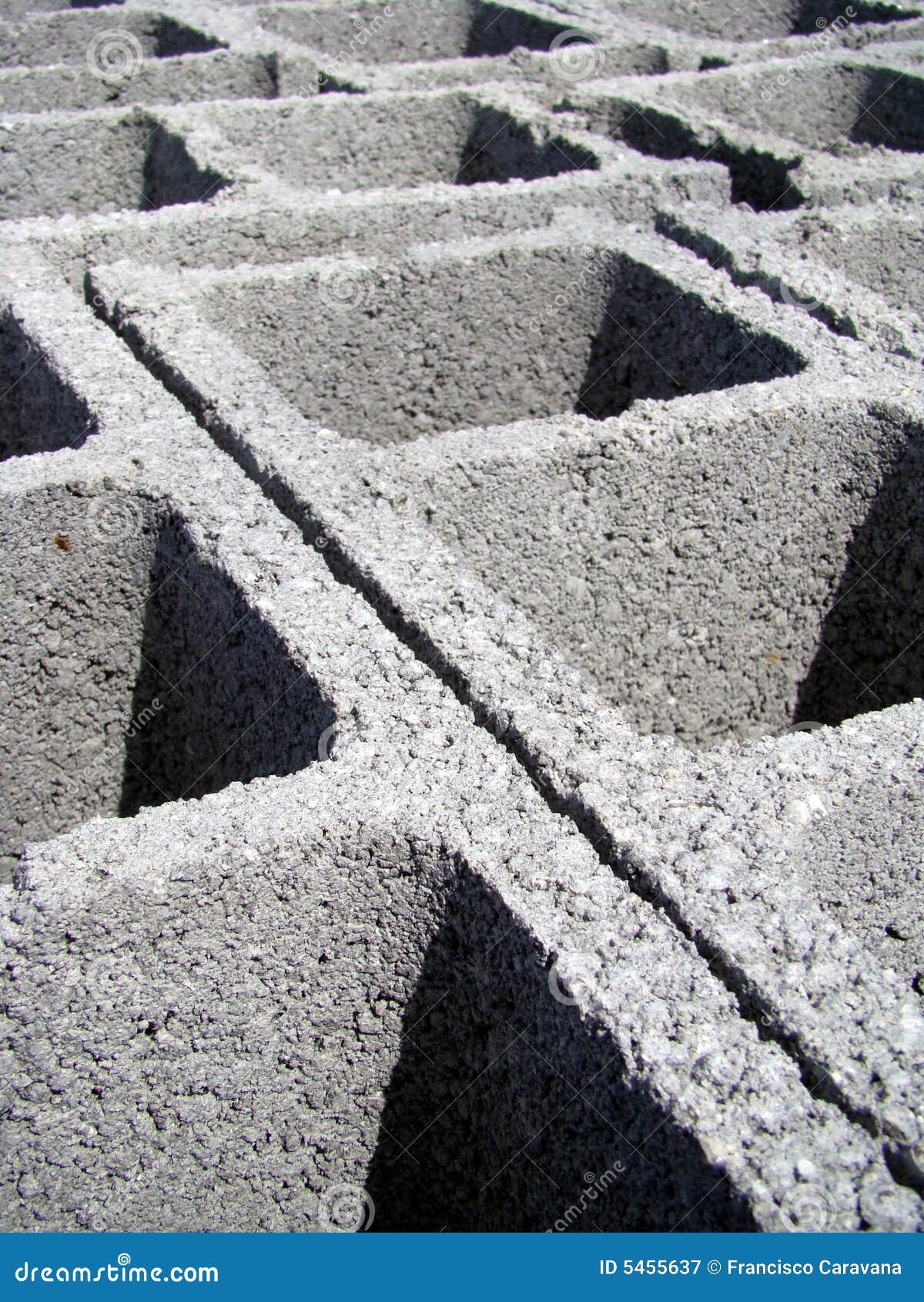 Cement bricks stock image. Image of concrete, texture - 5455637
