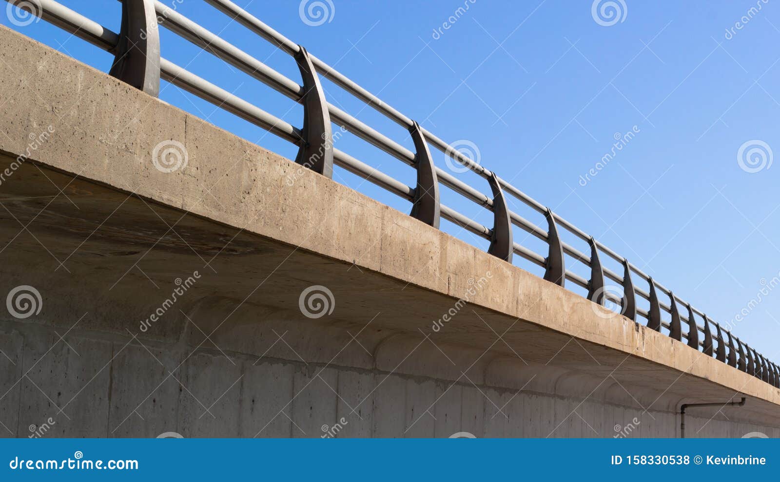 Cement Bridge stock photo. Image of abstract, railing - 158330538