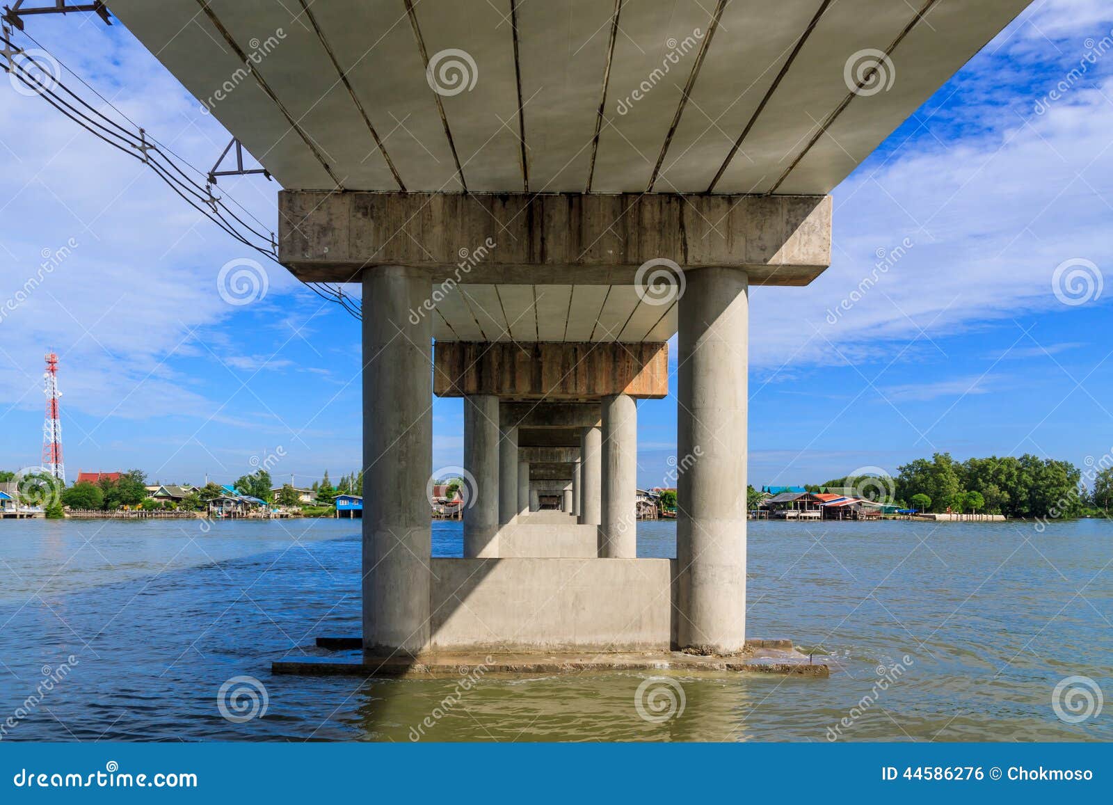 Cement bridges stock photo. Image of cornerstone, scene - 44586276