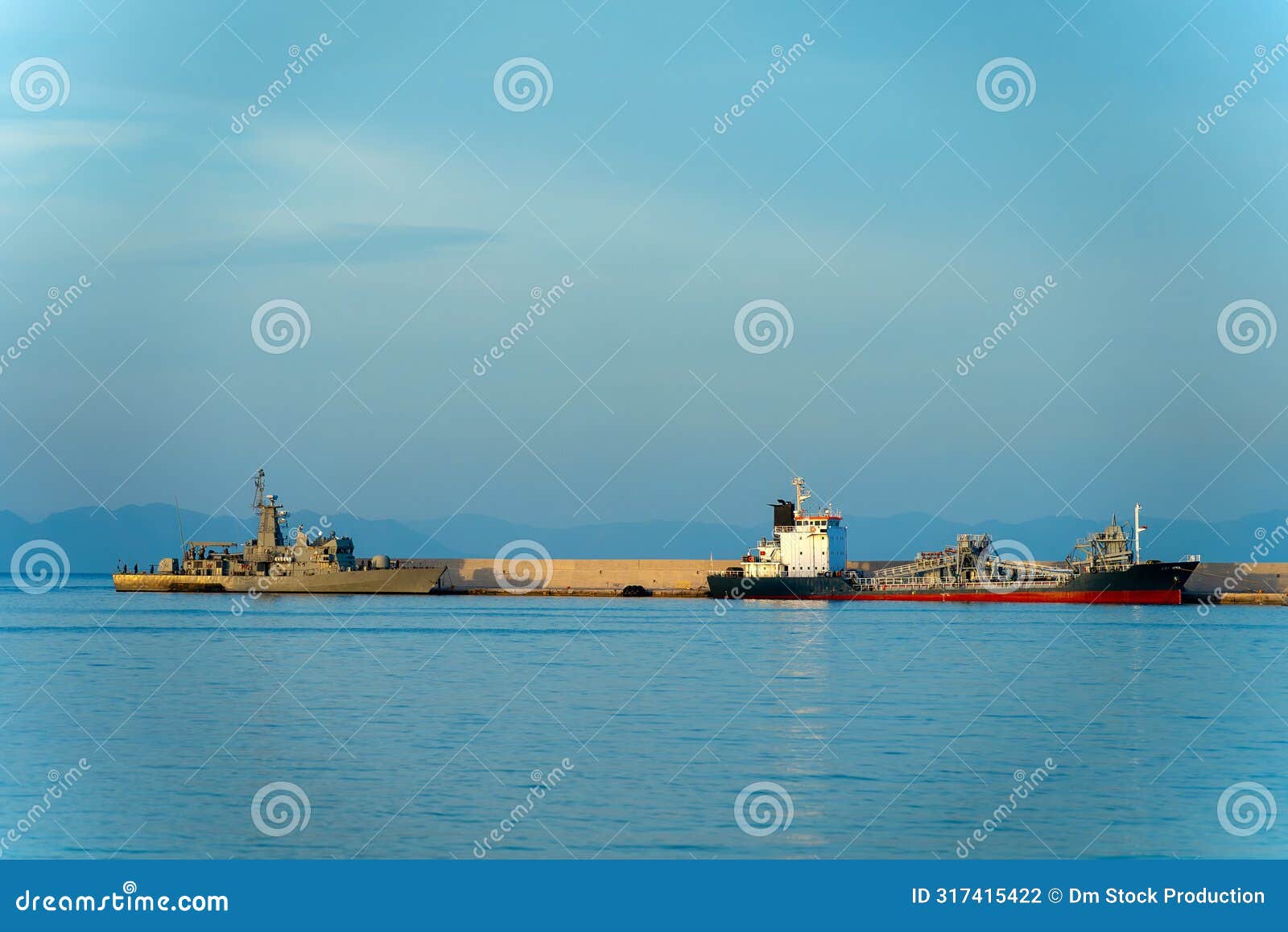Cement Carrier ship stock photo. Image of logistic, heavy - 317415422