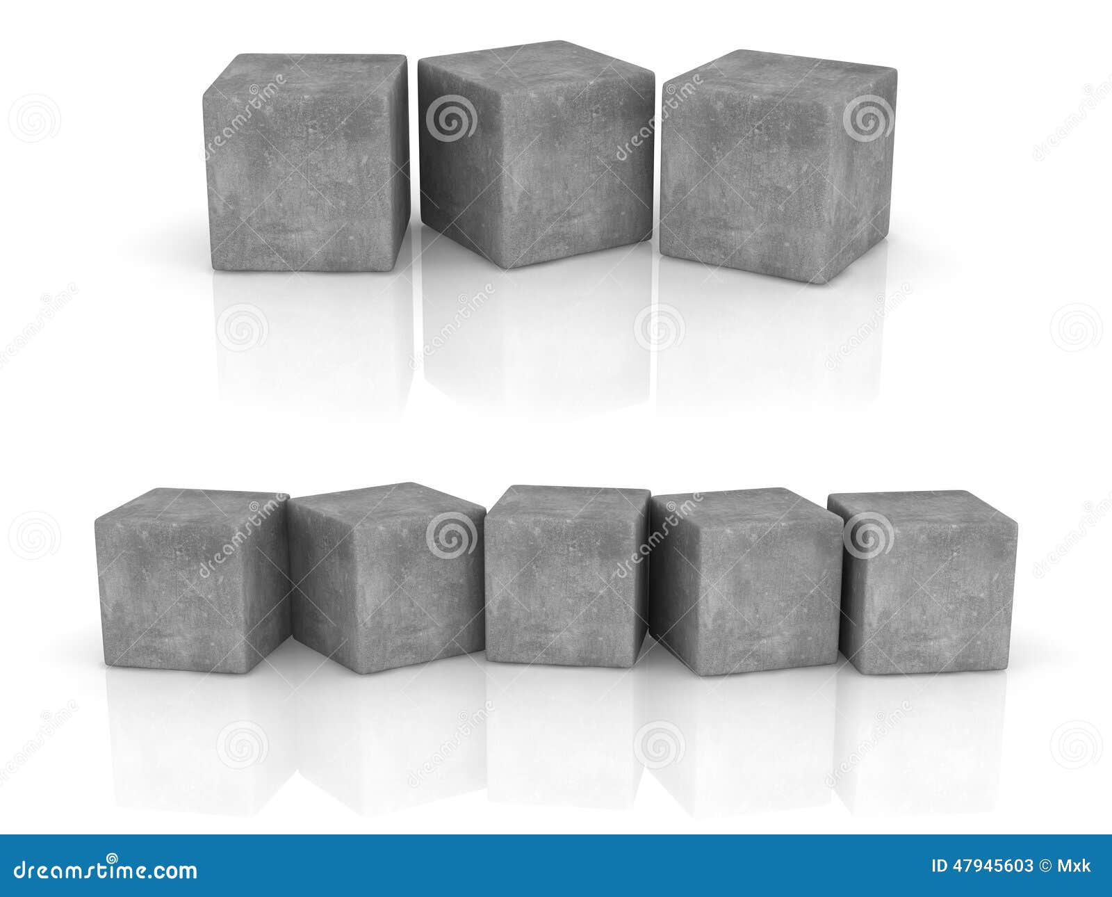 Cement cubes stock illustration. Illustration of square - 47945603