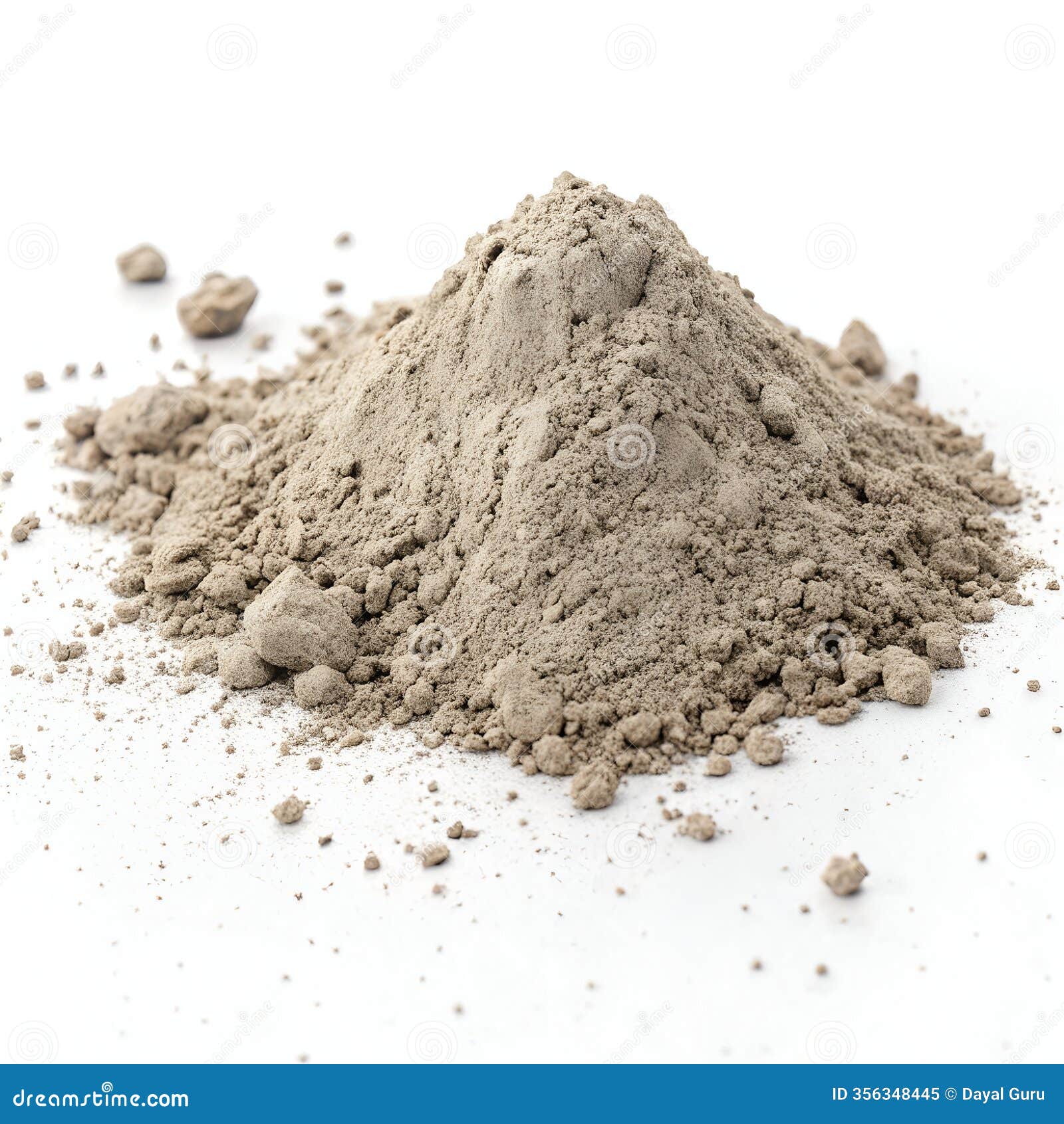 Cement Dust Pile stock illustration. Illustration of infrastructure ...