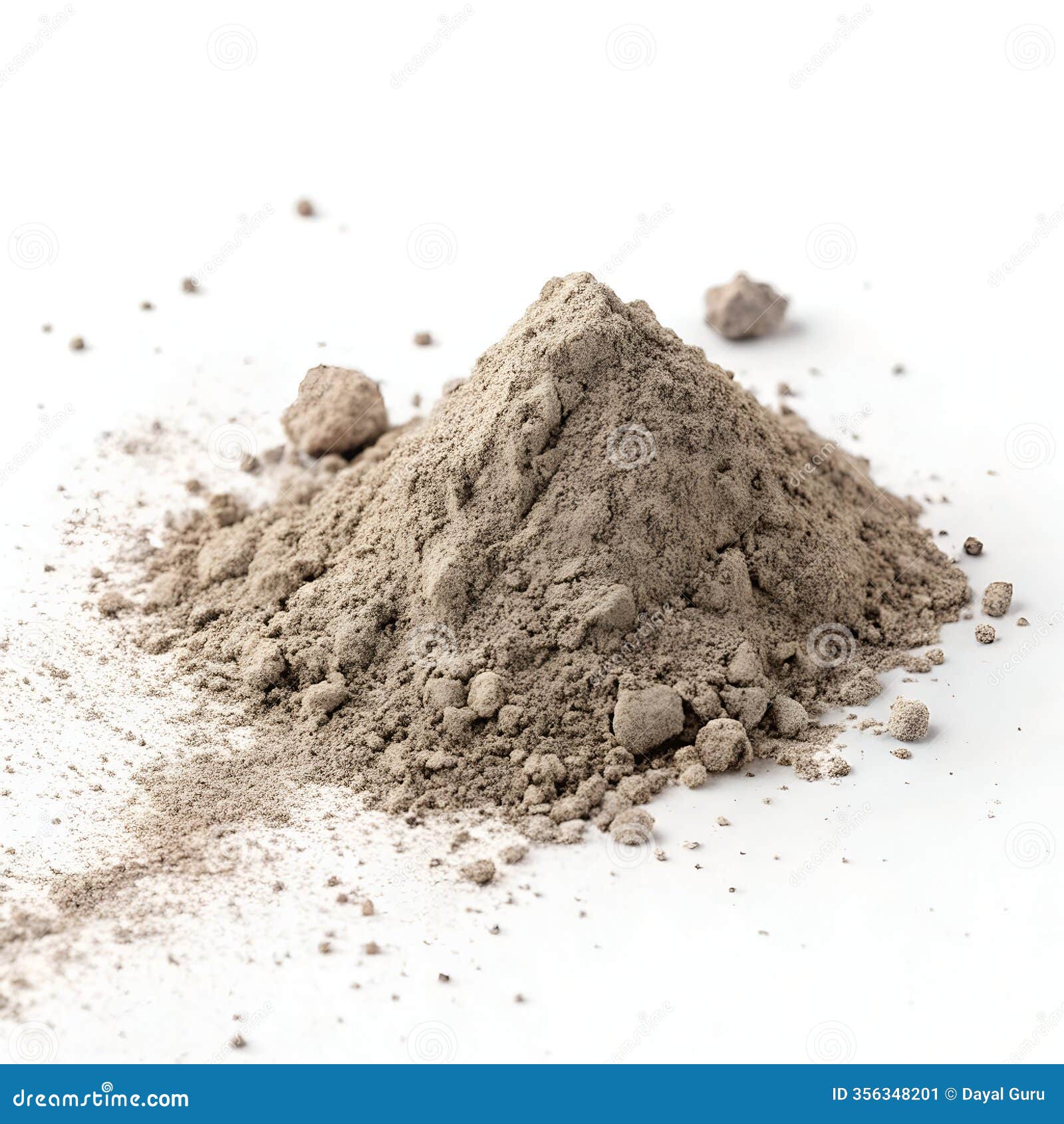 Cement Dust Pile stock illustration. Illustration of debris - 356348201