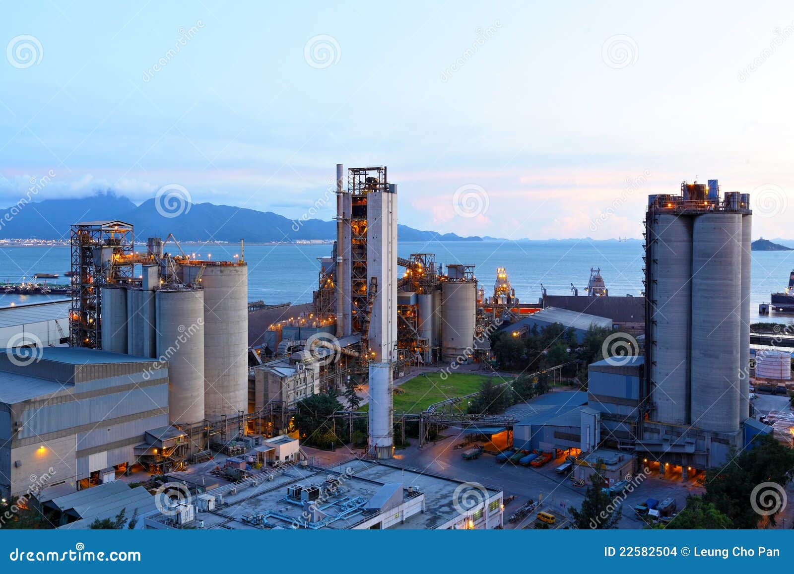 Cement factory stock photo. Image of building, manufacturing - 22582504