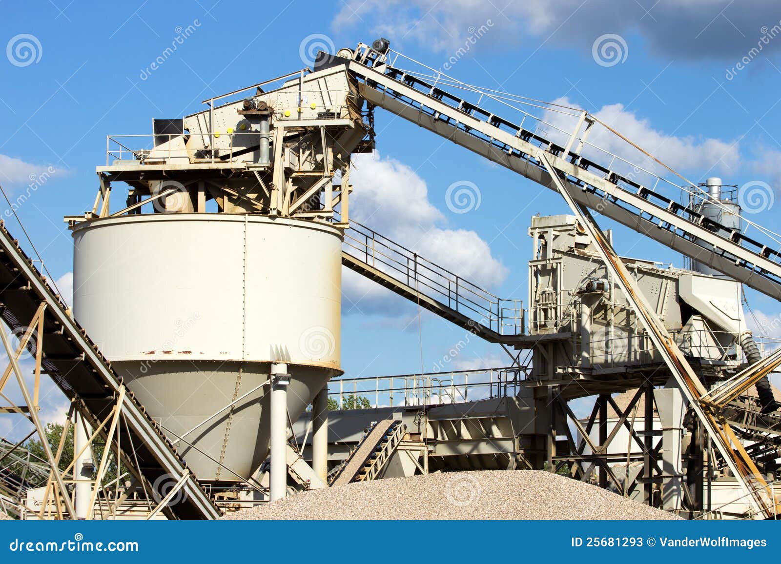 Cement factory stock image. Image of manufacture, industrial - 25681293