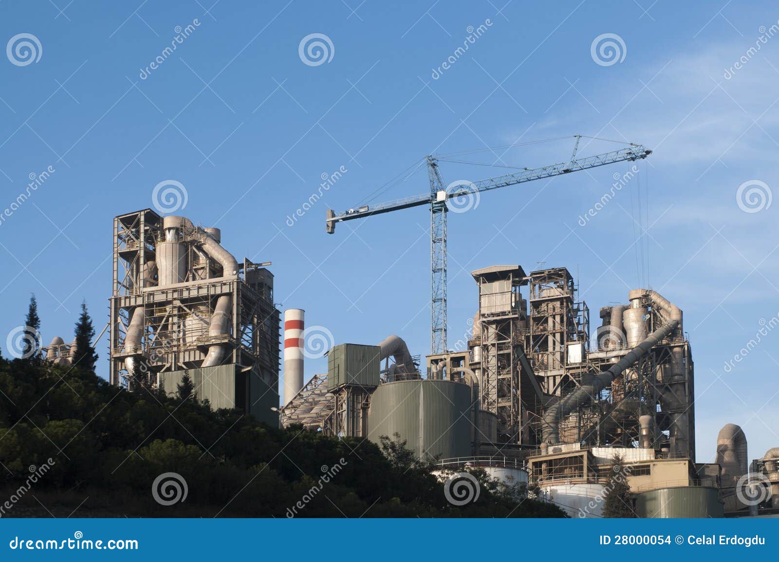Cement factory stock photo. Image of building, equipment - 28000054