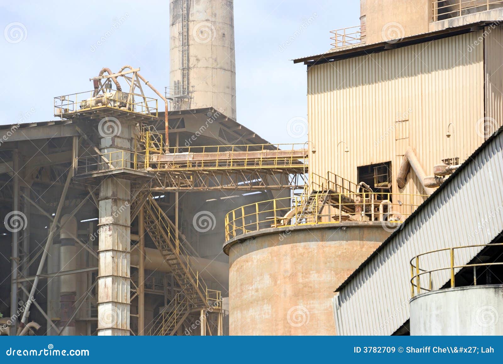 Cement Factory stock image. Image of cement, manufacture - 3782709