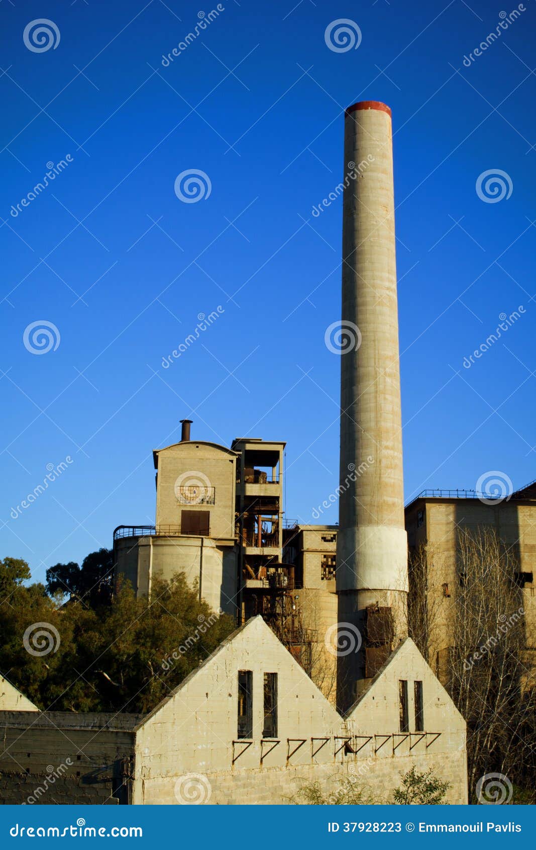 Old Cement Factory at Piraeus, Greece Stock Image - Image of quarries ...