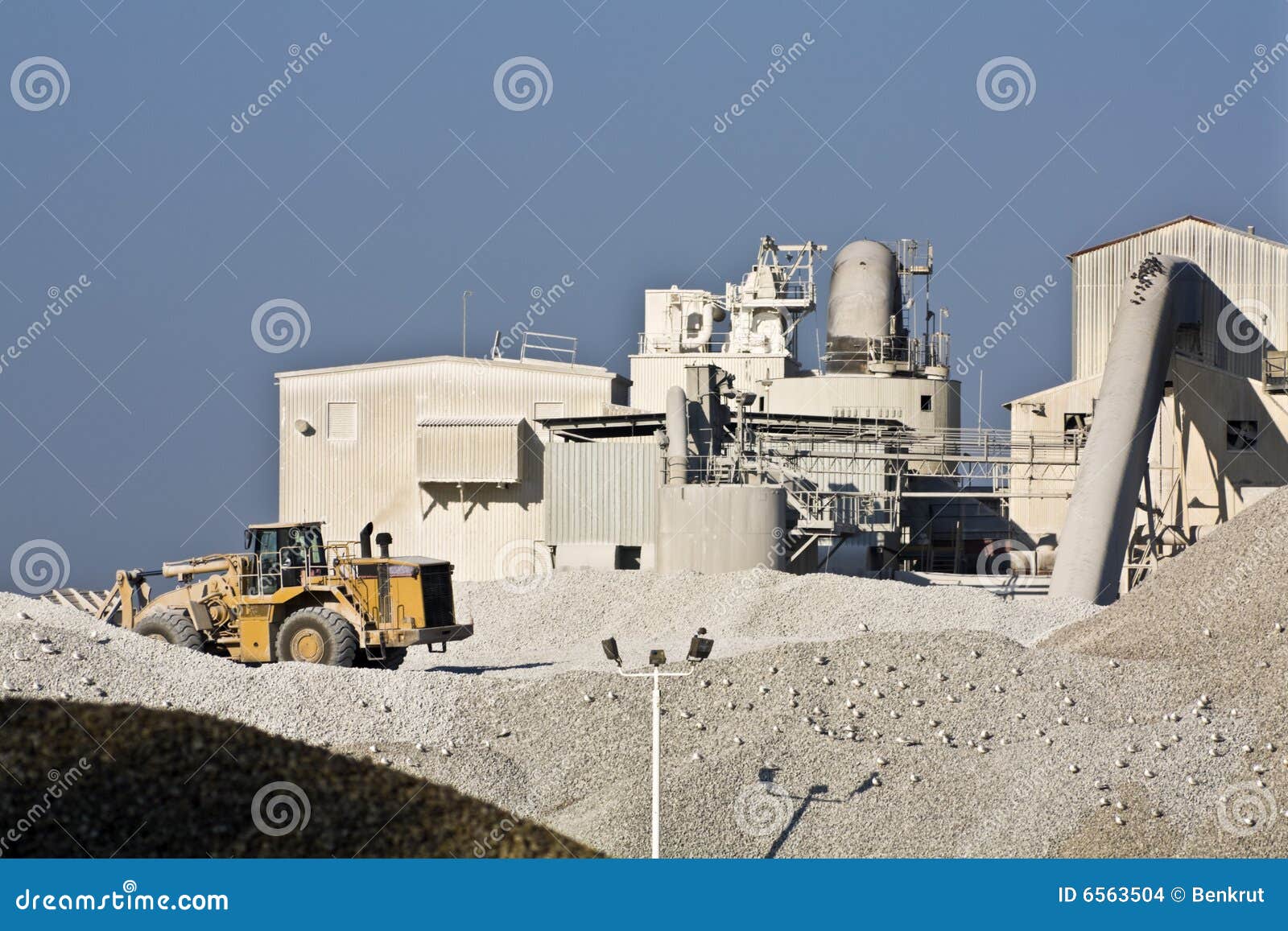 Cement factory stock photo. Image of loading, dirt, open - 6563504