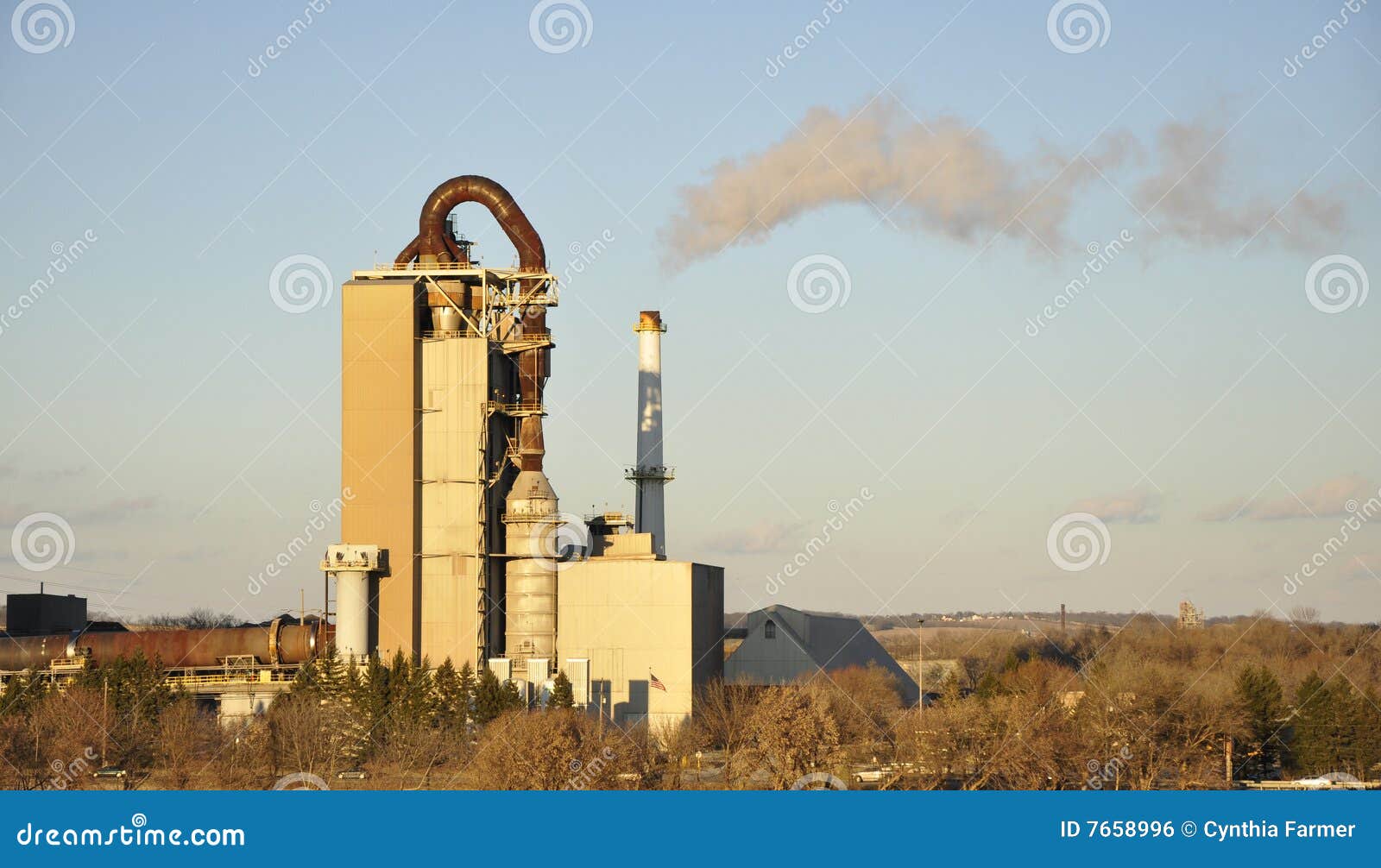 Cement factory stock photo. Image of factory, mill, cement - 7658996
