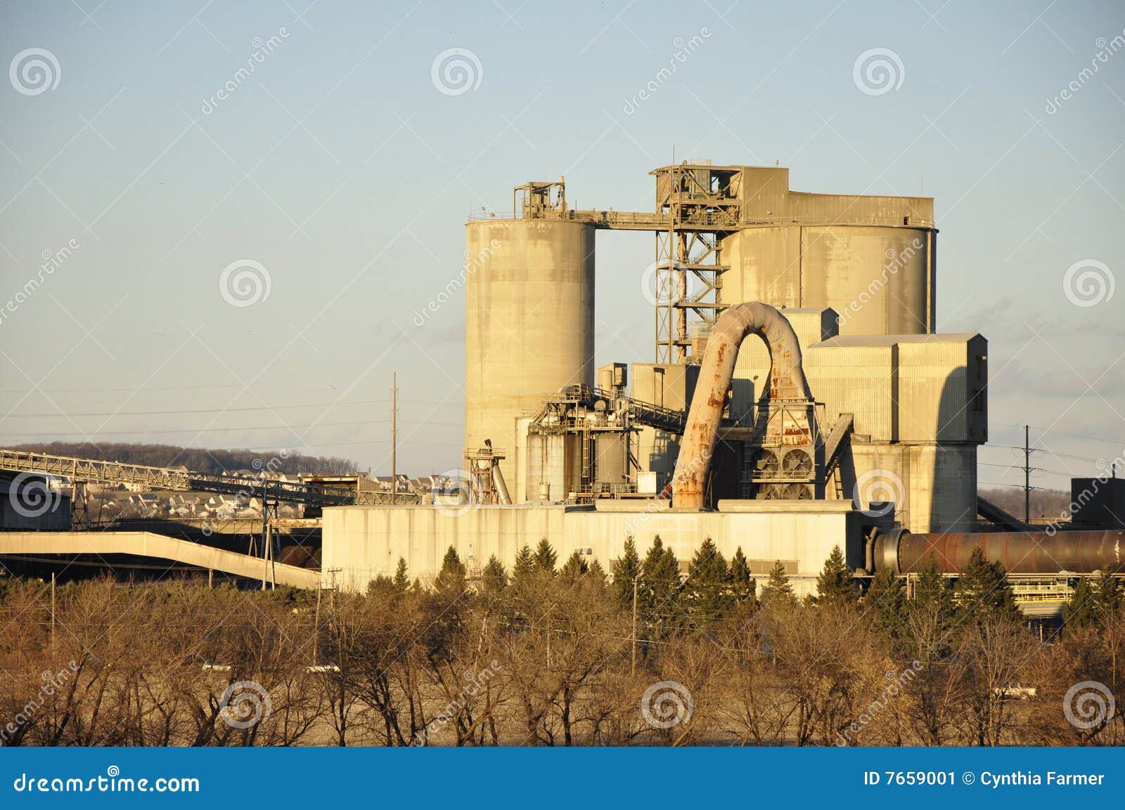Cement factory stock image. Image of nazareth, industrial - 7659001