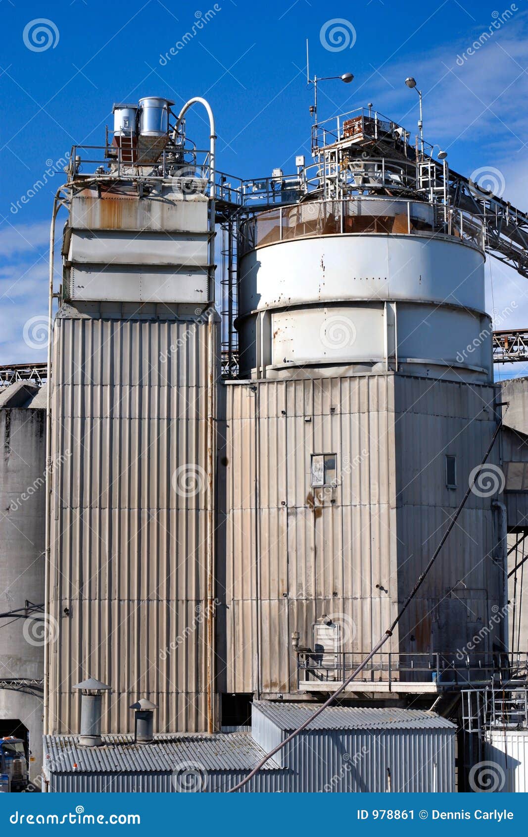 Cement Factory stock image. Image of cement, manufacturing - 978861
