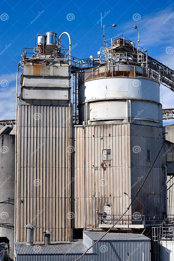 Cement Factory stock image. Image of cement, manufacturing - 978861