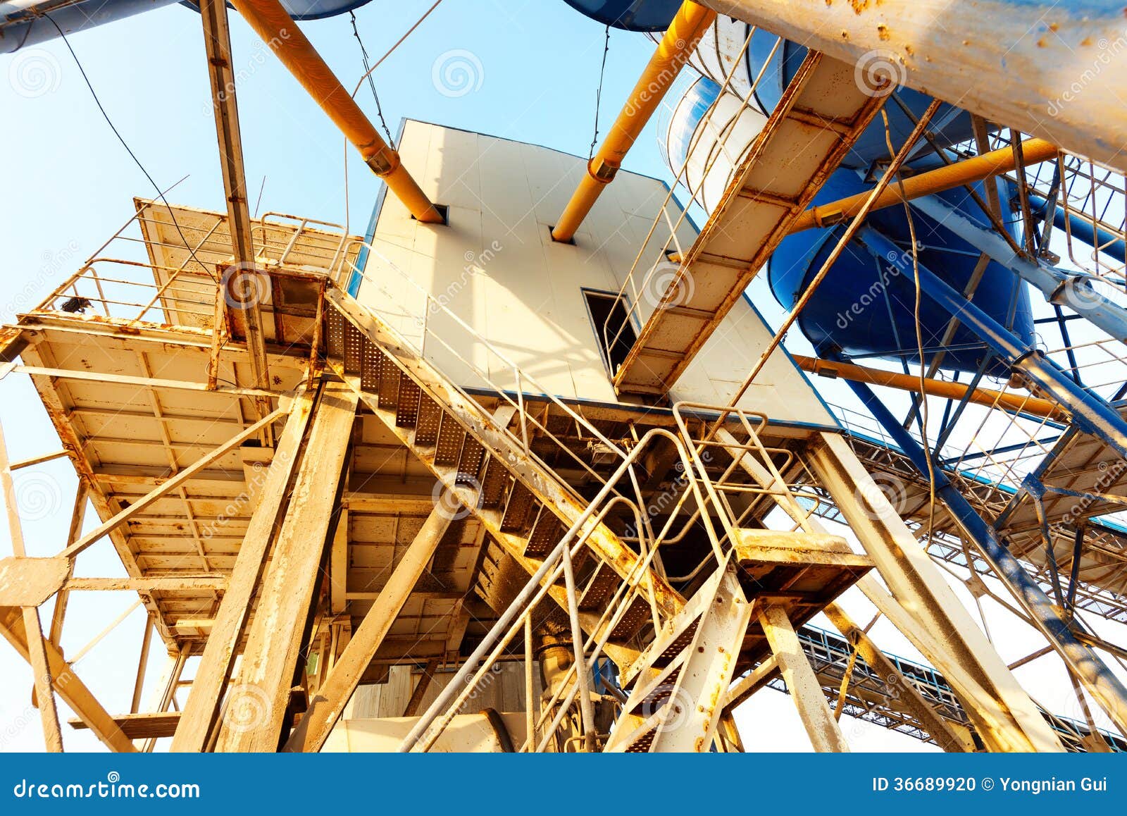 Cement Factory stock photo. Image of industry, manufacturing - 36689920
