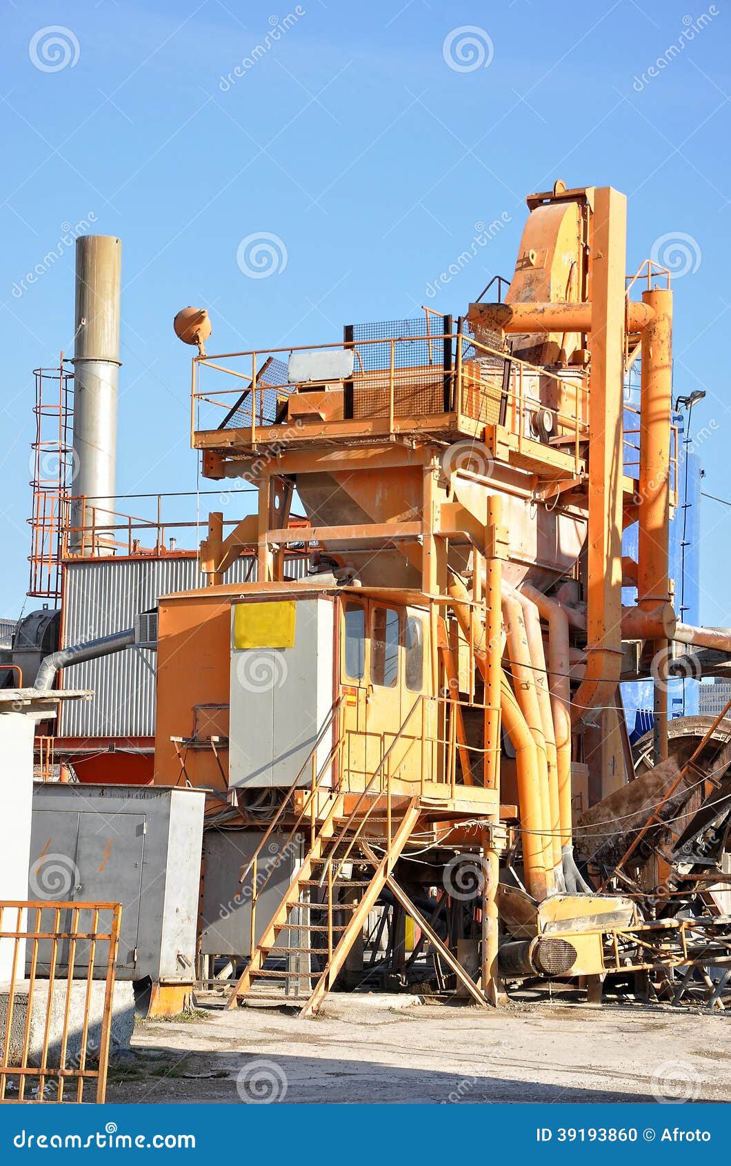 Cement Factory stock photo. Image of machinery, building - 39193860