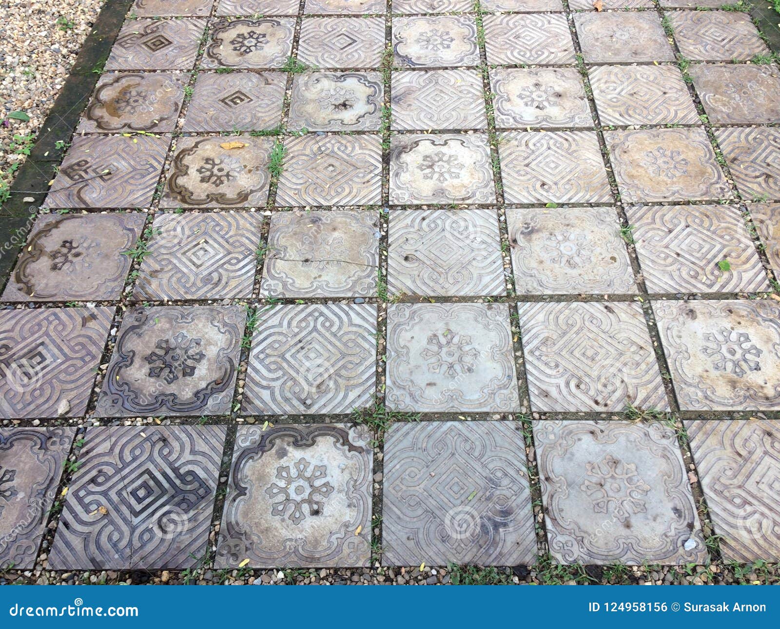 Cement Floor is a Beautiful Pattern. Stock Photo - Image of brown ...