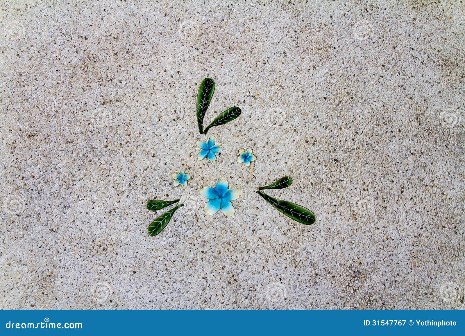 Cement Floor Floral Pattern Stock Image - Image of floral, front: 31547767