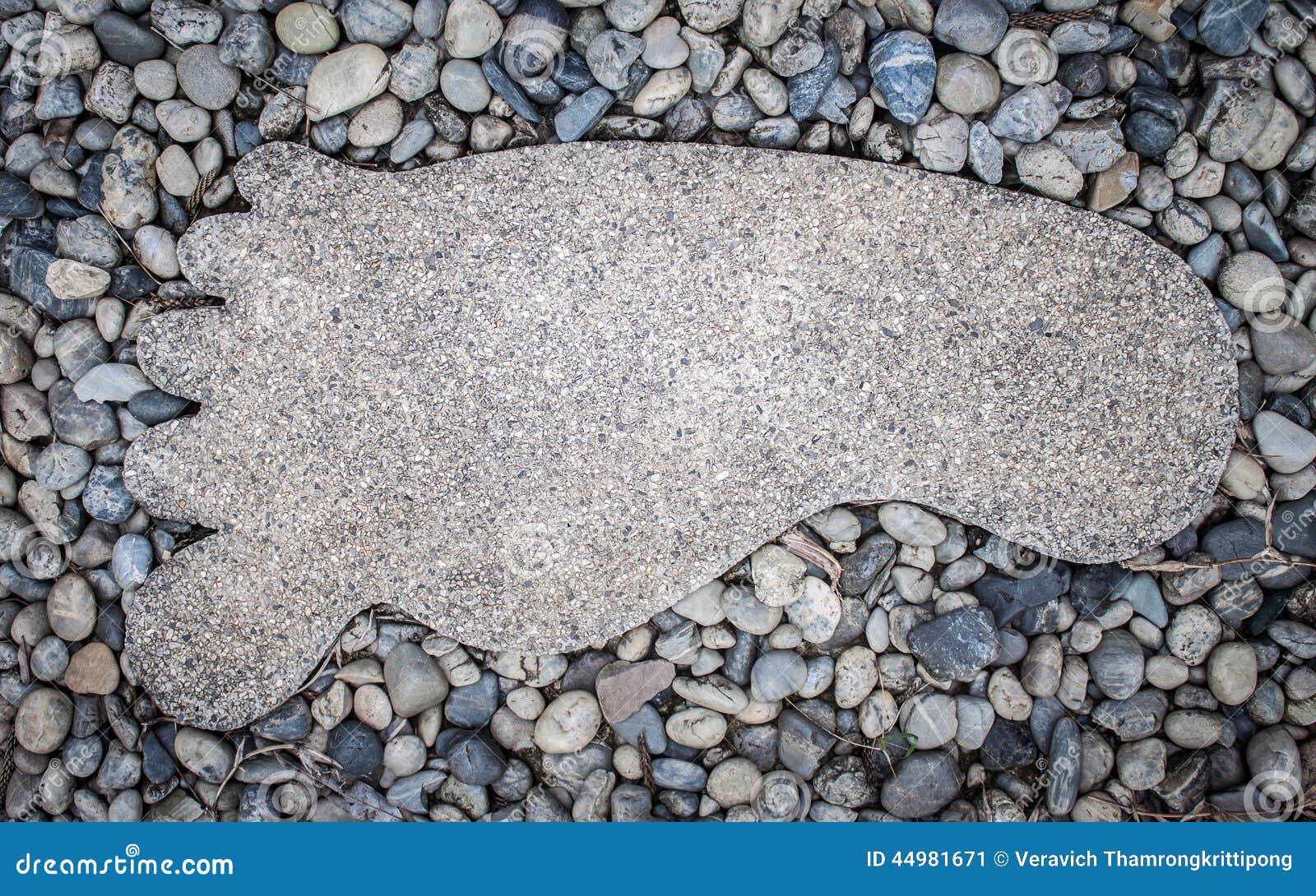 Cement foot stock image. Image of dalles, foot, stone - 44981671