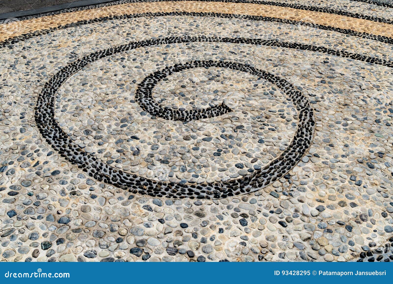 Cement with gravel stock image. Image of construction - 93428295