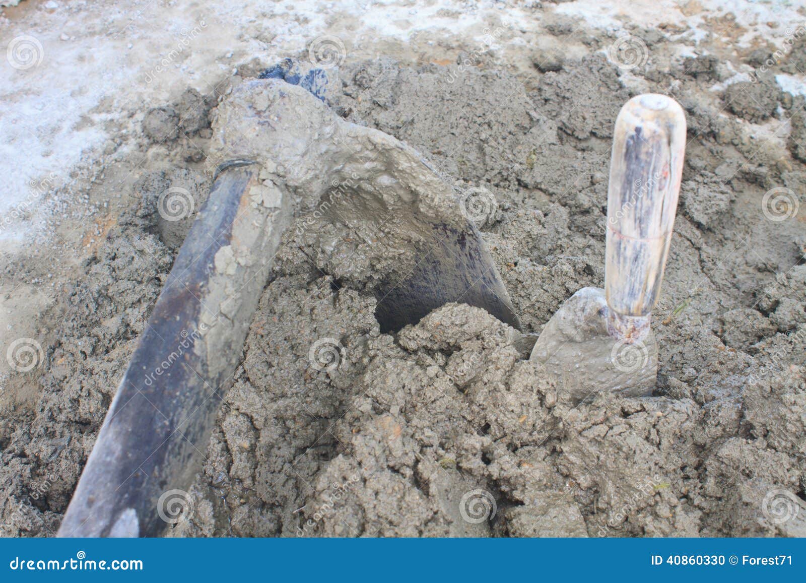 Cement for house building stock photo. Image of architecture - 40860330