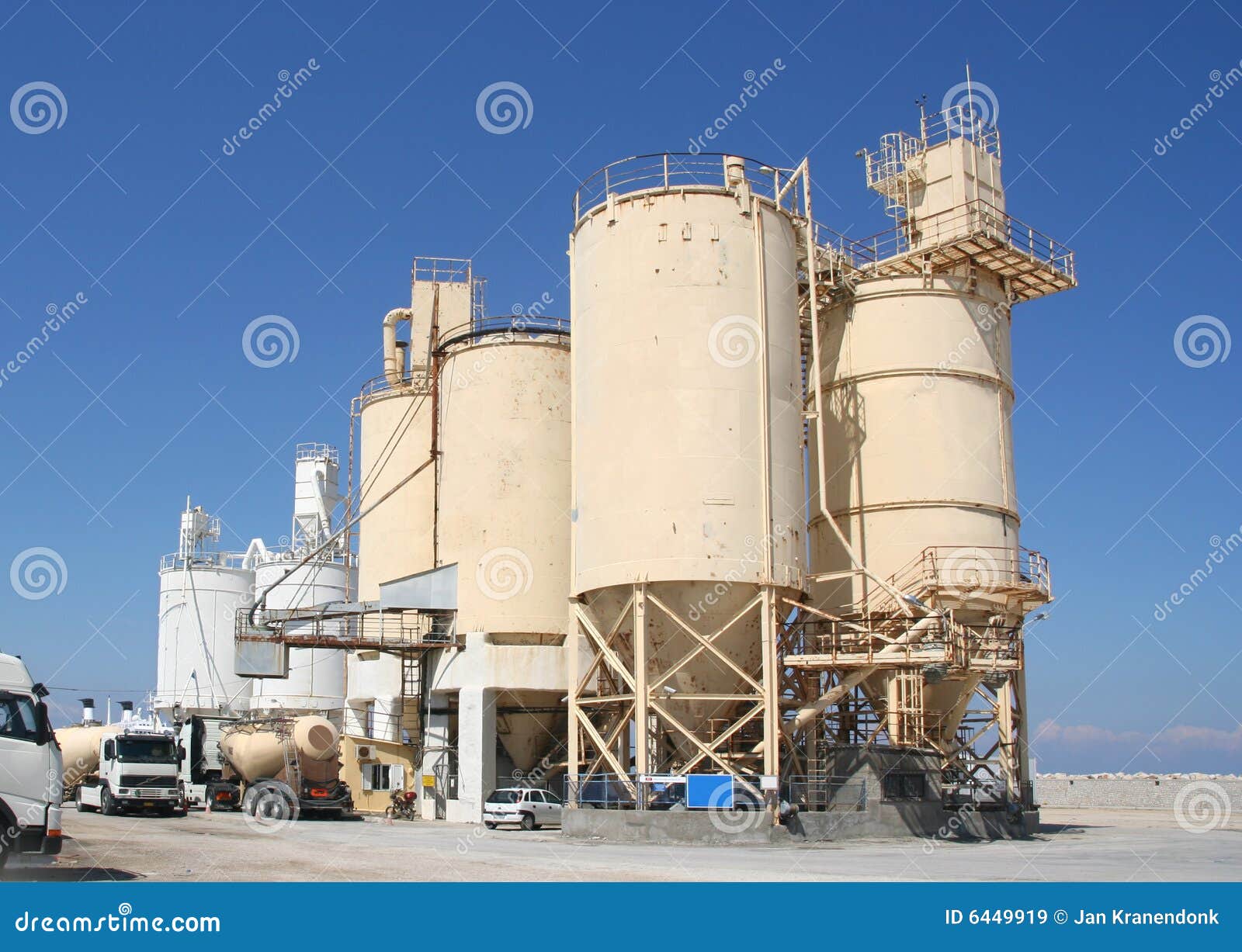 Cement Industry stock image. Image of tank, cement, manufacture - 6449919
