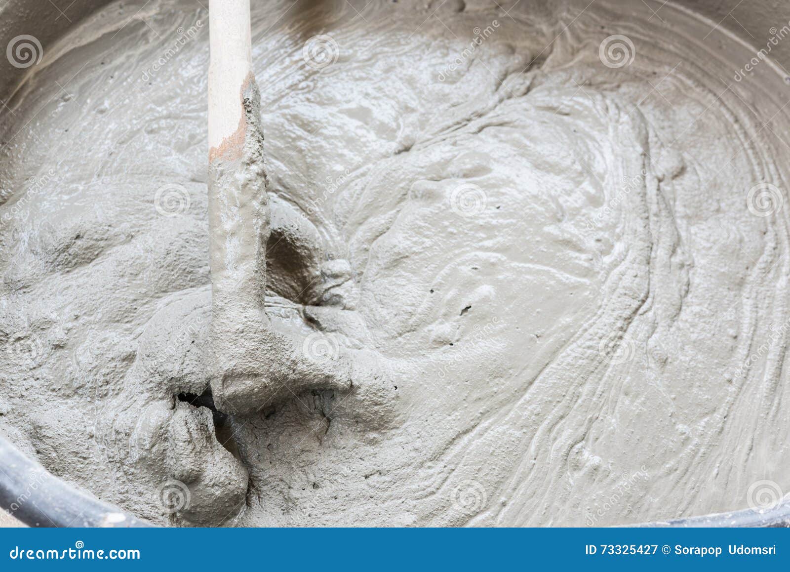 Cement Mix Concrete is Compacted Sand Stock Image - Image of ...