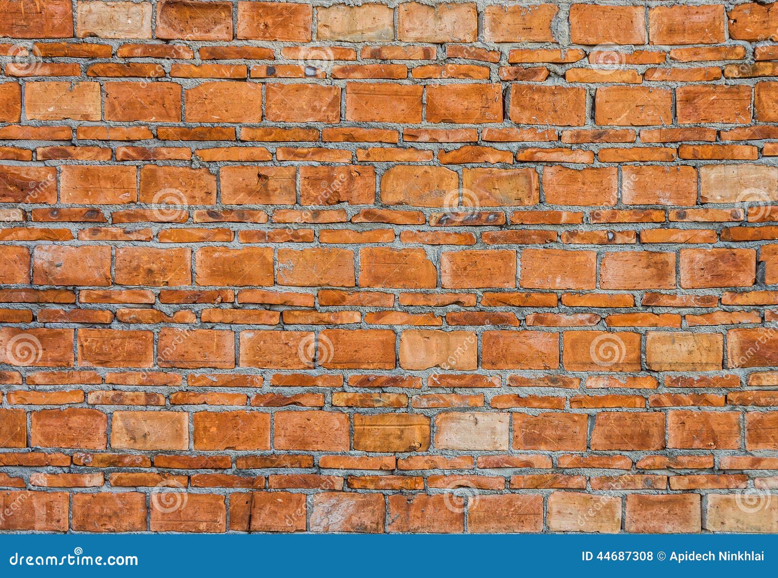 Cement Mortar Holding Weathered Bricks Stock Photo - Image of brick ...
