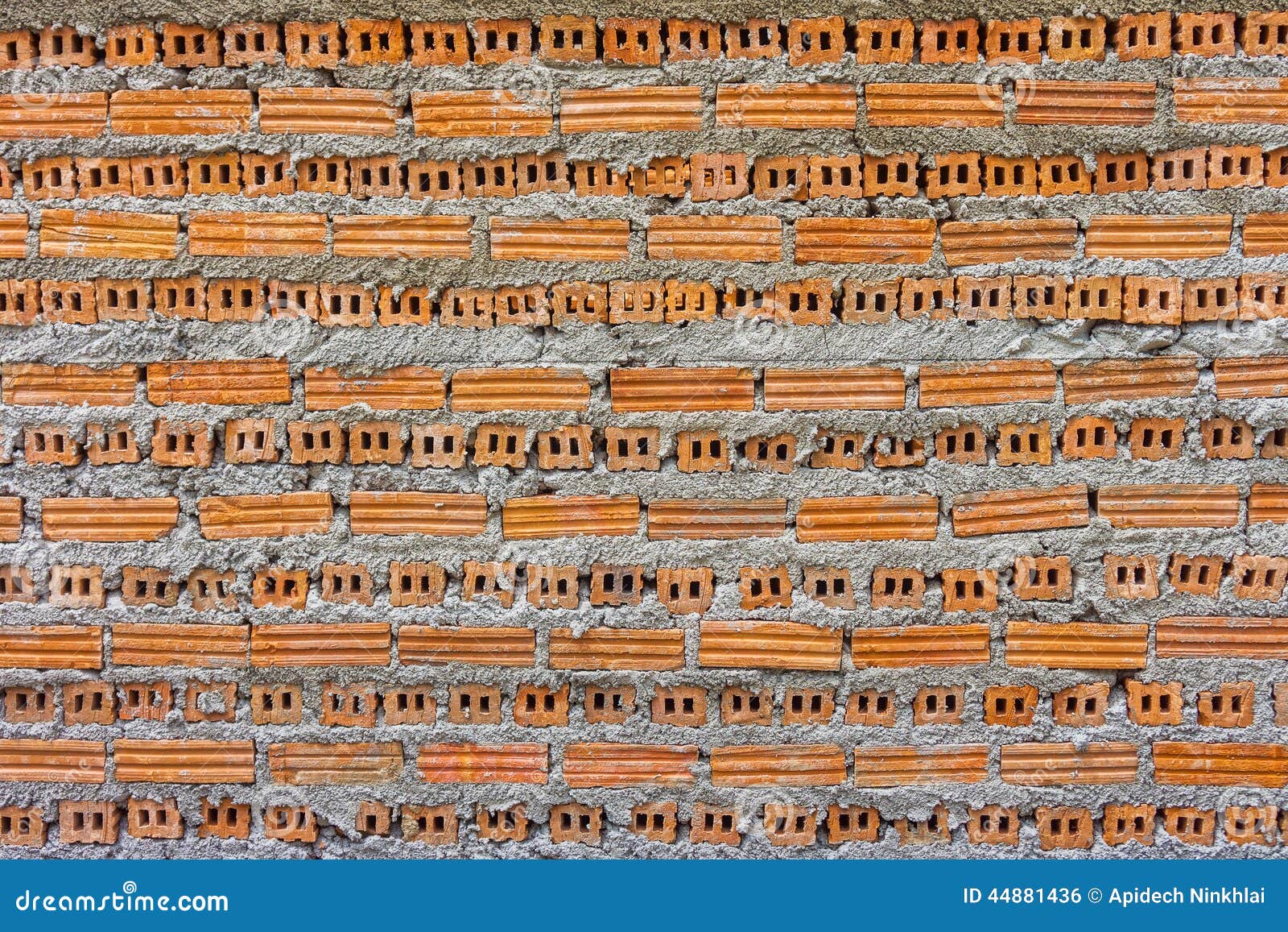 Cement Mortar Holding Weathered Bricks Stock Photo - Image of line ...