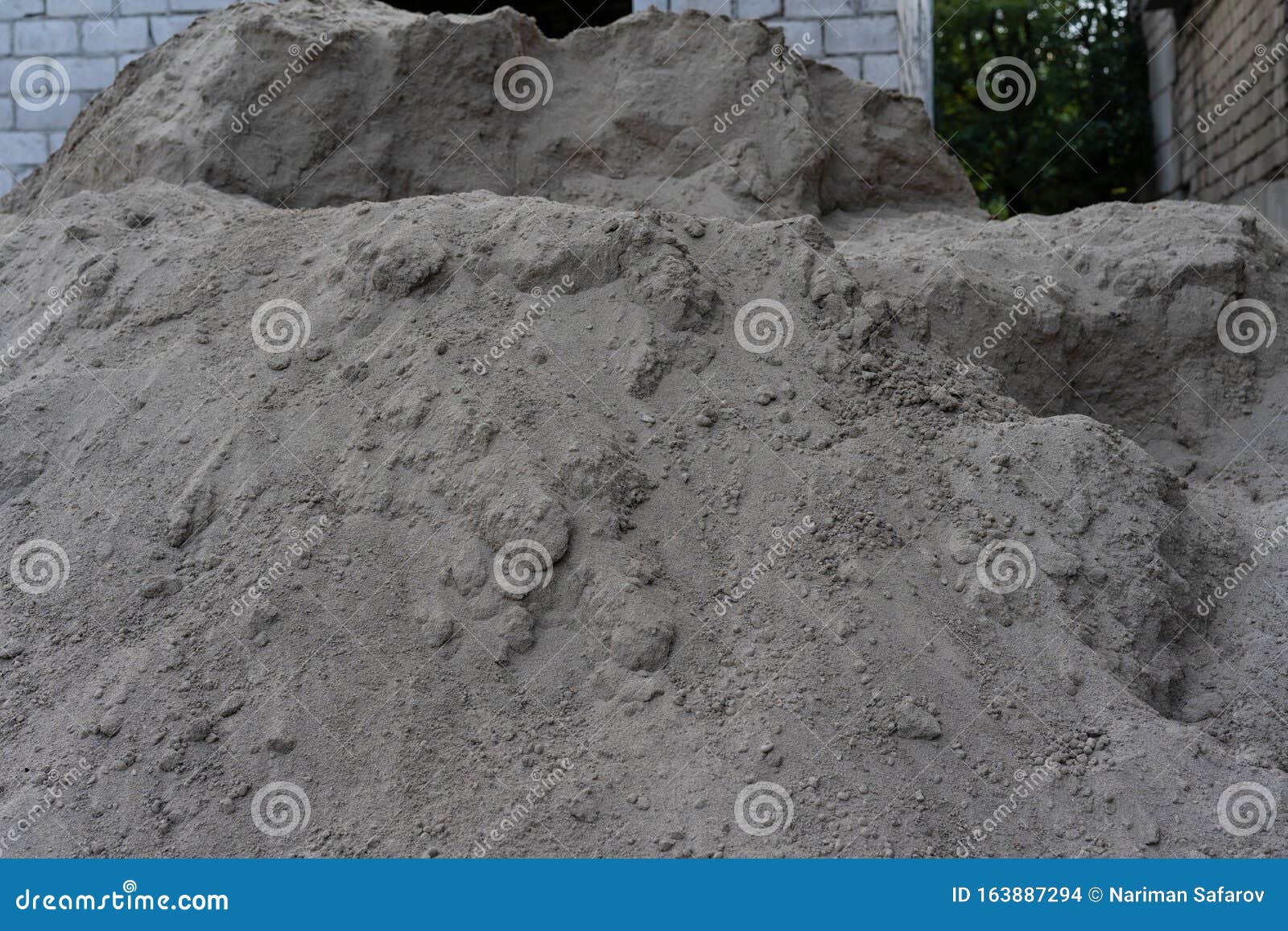 Cement Mount for Building Construction Stock Photo - Image of build ...