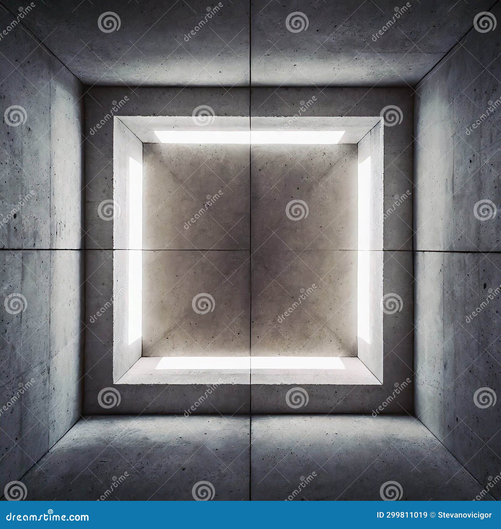 Cement Panel Ceiling Blocks with Light and Shadow Effect, Architectural ...